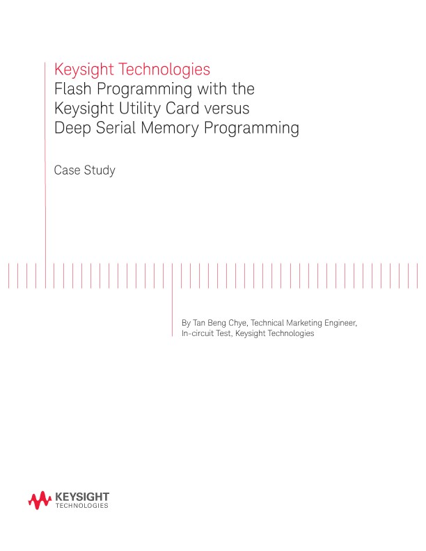 Keysight Utility Cards vs Teradyne ICT Deep Serial Programming PDF Asset Page | Keysight